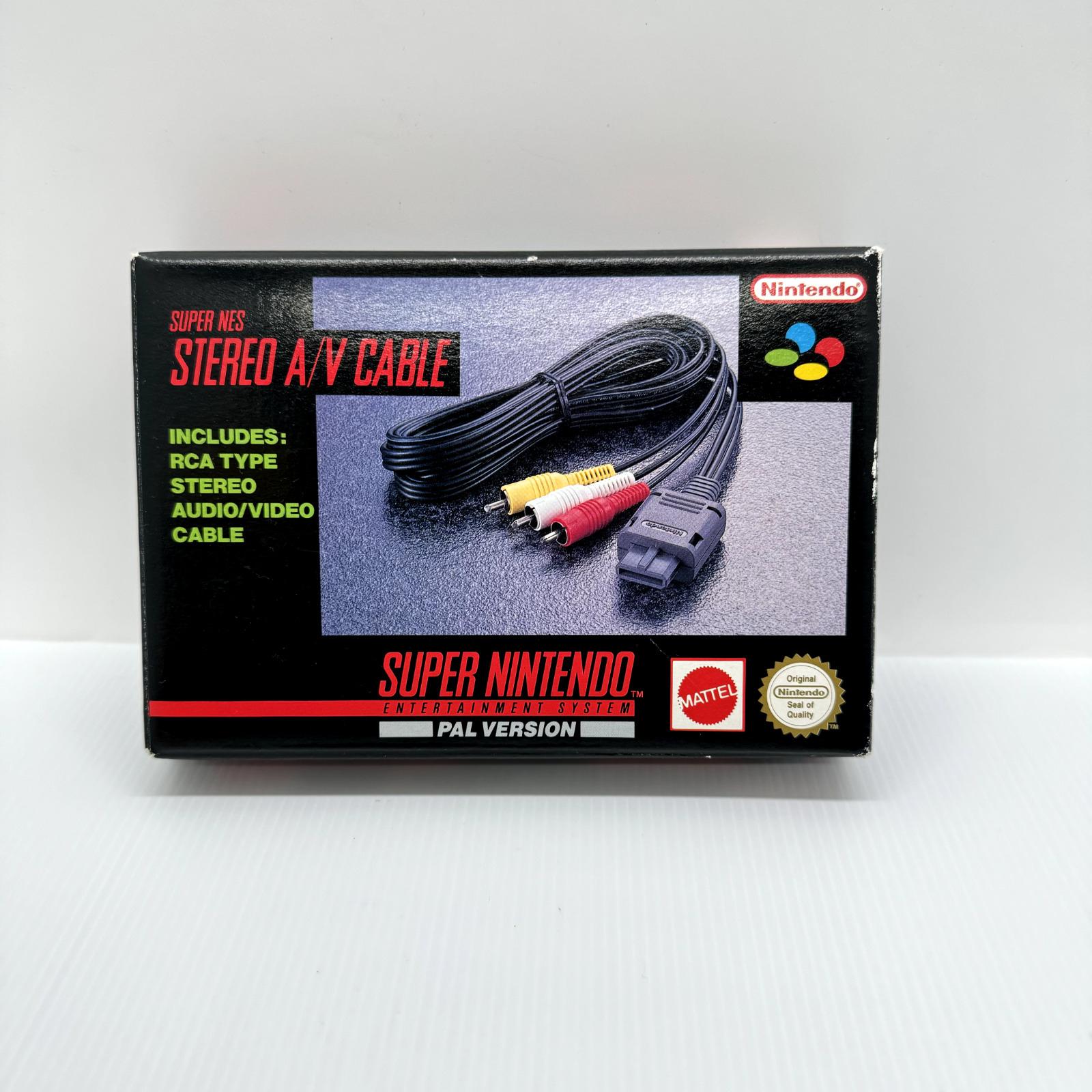 SNES AV Cable Prices Super Nintendo | Compare Loose, CIB & New Prices