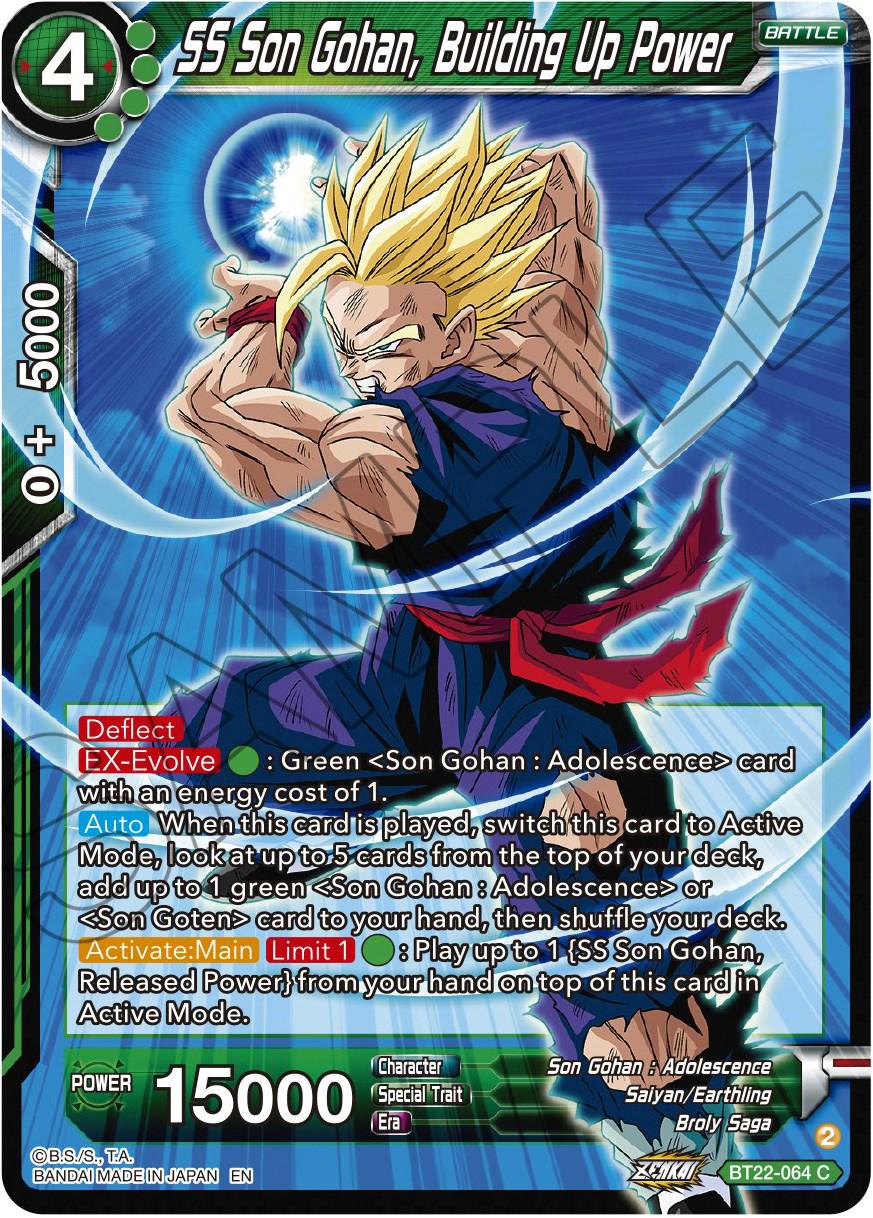 SS Son Gohan, Building Up Power BT22-064 Prices | Dragon Ball Super ...