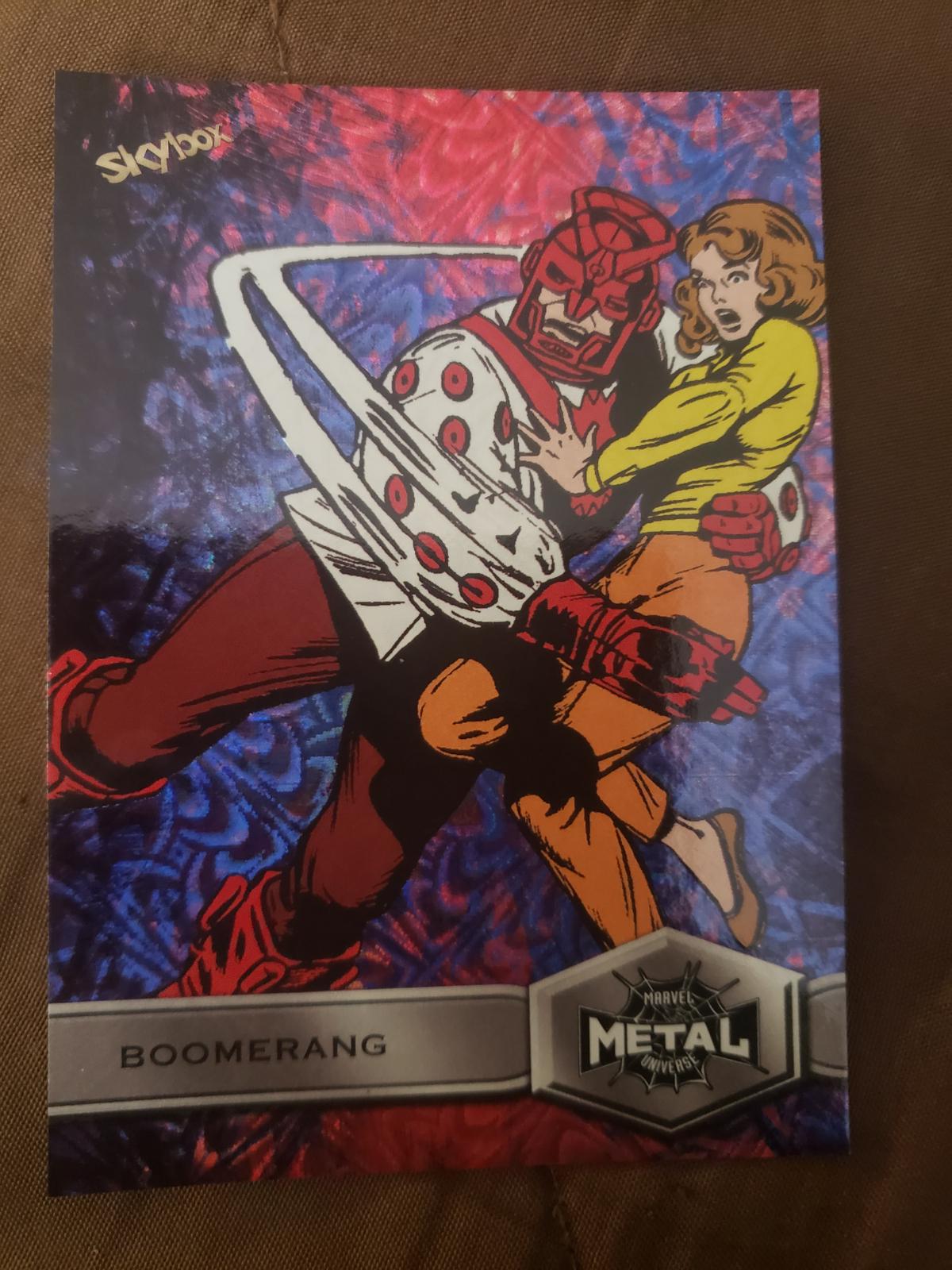 Boomerang [Grandiose] #114 Prices | Marvel 2022 Metal Universe Spider ...