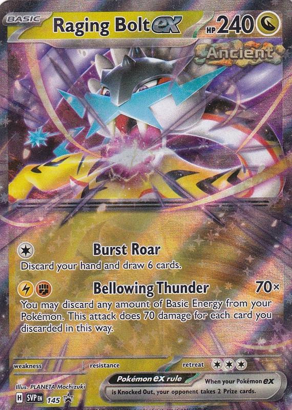 Raging Bolt Ex #145 Precios | Pokemon Promo | Tarjetas de Pokemon