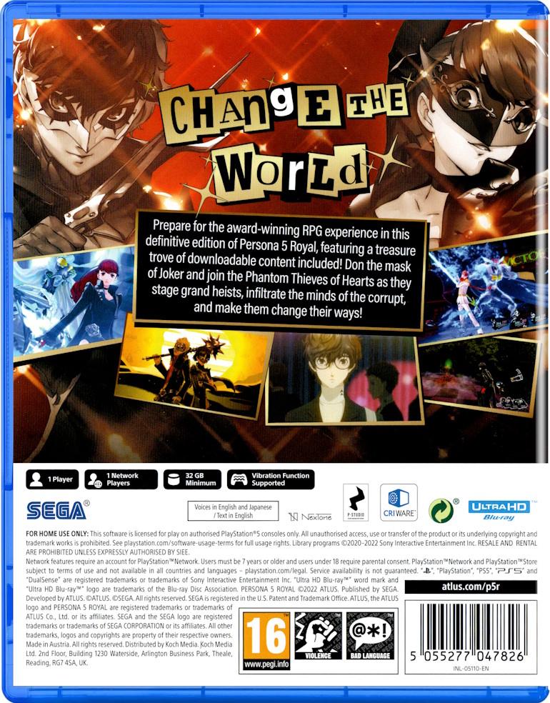 Persona 5 Royal Prices PAL Playstation 5 | Compare Loose, CIB & New Prices