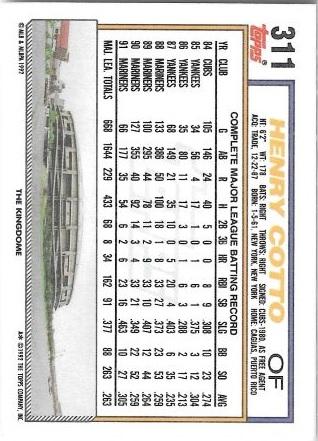Henry Cotto #311 Prices | 1992 Topps | Baseball Cards