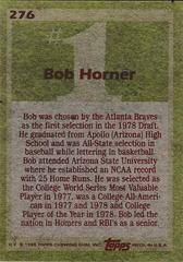 Bob Horner #276 Prices | 1985 Topps | Baseball Cards