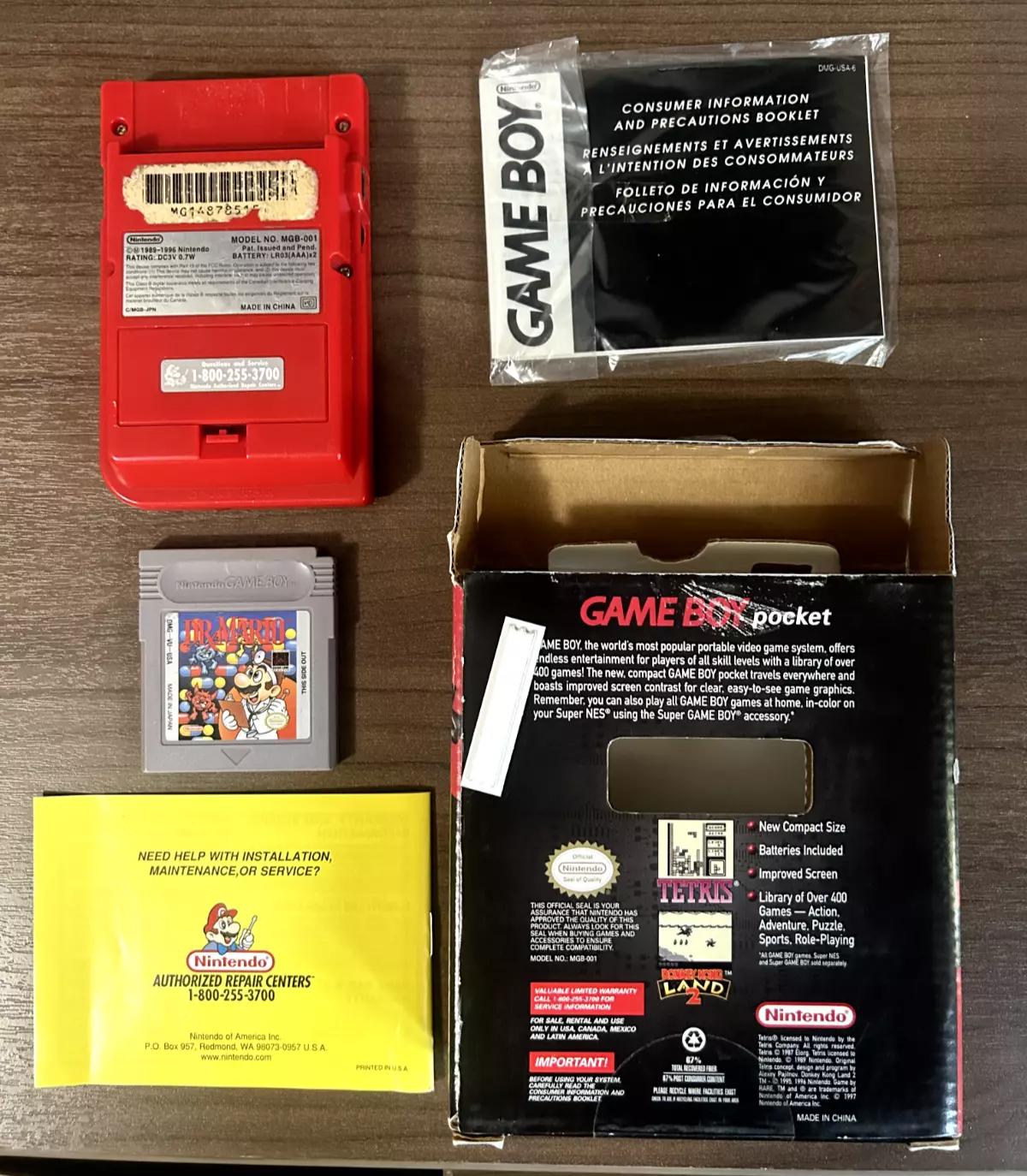 Цены на Game Boy Pocket Red [Dr. Mario Best Buy] для GameBoy Color ...
