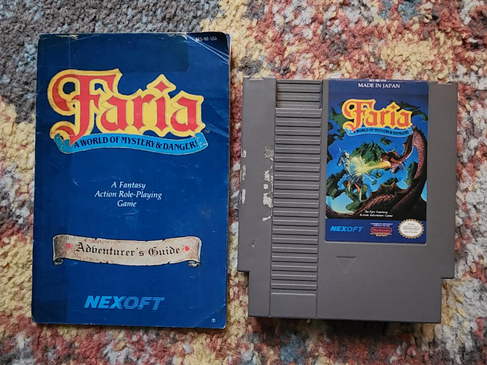 Faria | Item and Manual only | NES