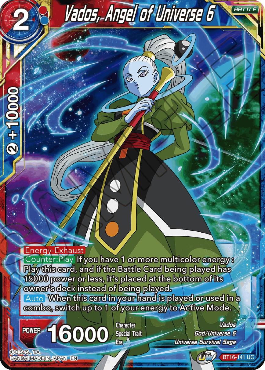 Vados, Angel of Universe 6 [Foil] BT16-141 Prices | Dragon Ball Super ...