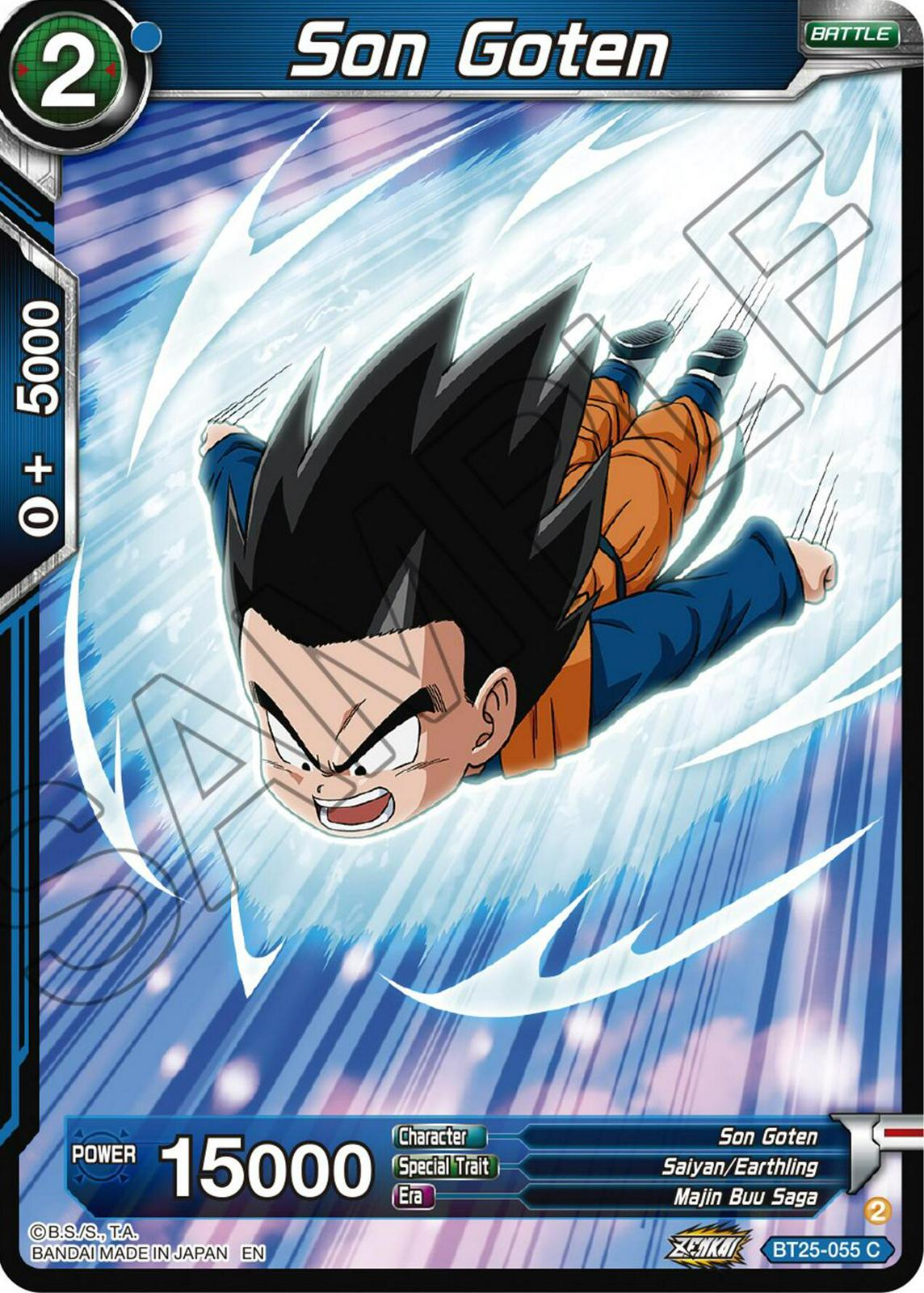 Son Goten BT25-055 Precios | Dragon Ball Super Legend of the Dragon ...