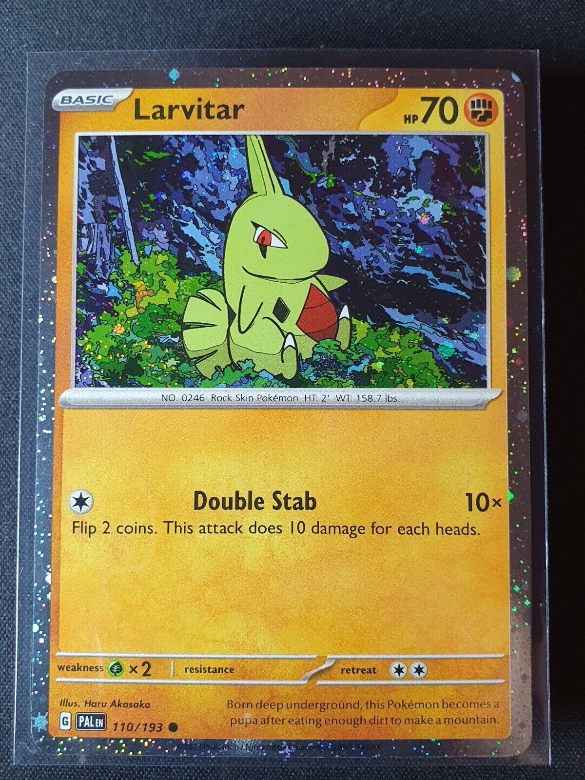 Prix de Larvitar [Holo] #110 | Pokemon Paldea Evolved | Cartes de Pokemon