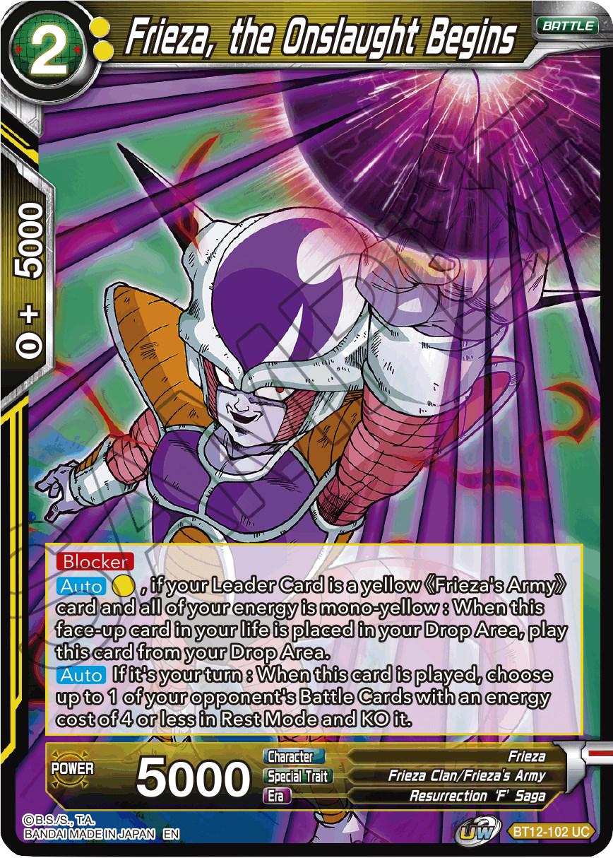 Frieza, the Onslaught Begins [Foil] BT12-102 Prices | Dragon Ball Super ...