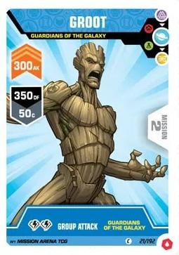 Groot #21 Prices | Marvel 2022 Mission Arena | Marvel Cards