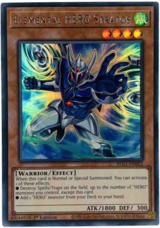 Elemental HERO Stratos [1st Edition] BLC1-EN022 Prices | YuGiOh Battles of Legend: Chapter 1 ...