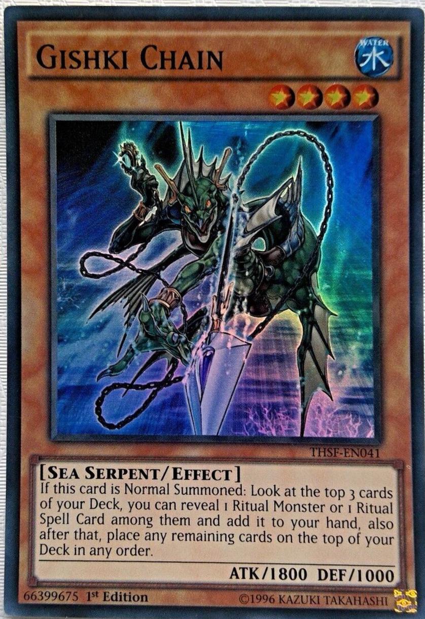 Gishki Chain [1st Edition] THSF-EN041 Prices | YuGiOh The Secret Forces ...