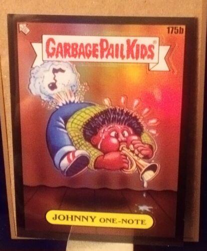 JOHNNY One-Note [Black Refractor] #175b Prices | 2022 Garbage Pail Kids ...