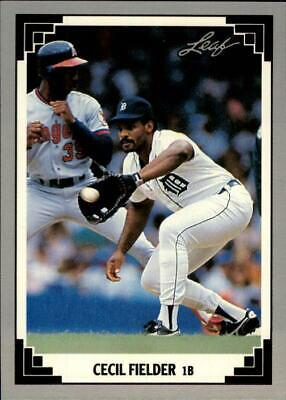 Cecil Fielder #106 Prices | 1991 Leaf | Baseball Cards