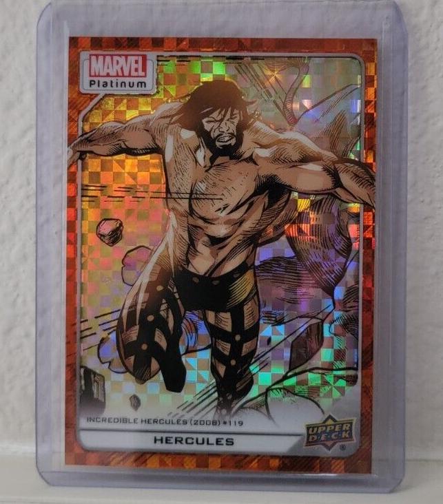 Hercules [Orange Checkers] #197 Prices | Marvel 2023 Upper Deck ...