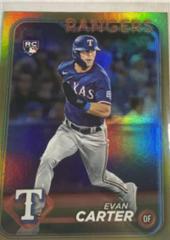 Evan Carter [Gold Foil] #280 Prices | 2024 Topps | Baseball Cards