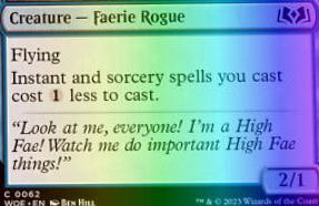 Mocking Sprite #62 Prices | Magic Wilds of Eldraine | Magic Cards