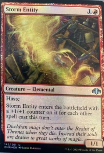Storm Entity #142 Prices | Magic Dominaria Remastered | Magic Cards