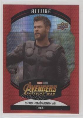 Chris Hemsworth as Thor [Red] #75 Prices | Marvel 2022 Allure | Marvel ...