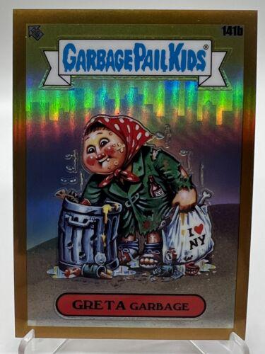 GRETA GARBAGE [Gold] #141b Prices | 2021 Garbage Pail Kids Chrome | GPK ...