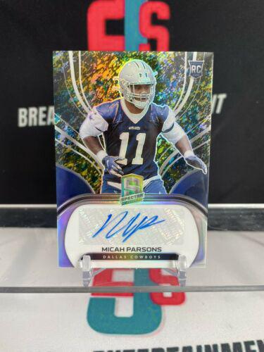 Micah Parsons [Autograph Neon Splatter] #269 Prices | 2021 Panini ...