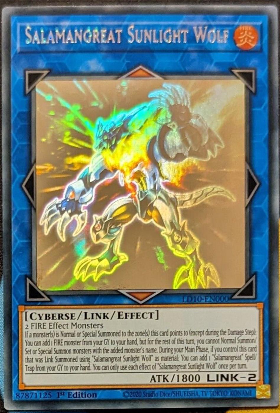 Salamangreat Sunlight Wolf LD10-EN000 Prices | YuGiOh Legendary Duelists: Soulburning Volcano ...
