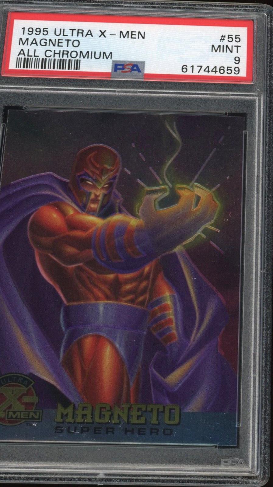 Magneto #55 Prijzen | Marvel 1995 Ultra X-Men All Chromium | Marvel Kaarten