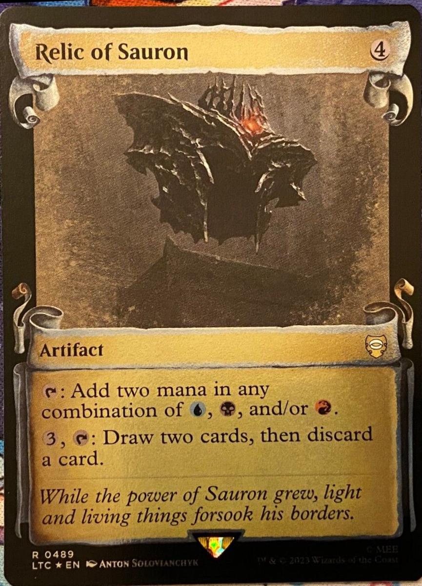 Relic of Sauron [Foil] #489 Prices | Magic Lord of the Rings Commander ...