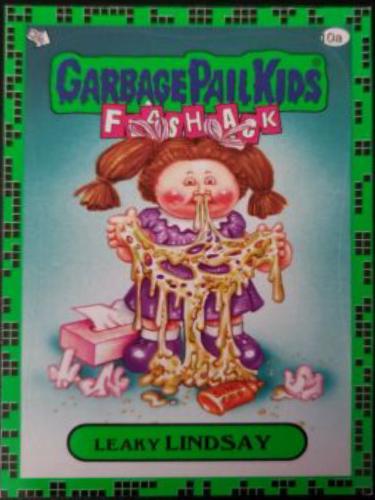 Leaky LINDSAY [Green] #10a Prices | 2011 Garbage Pail Kids | GPK Cards