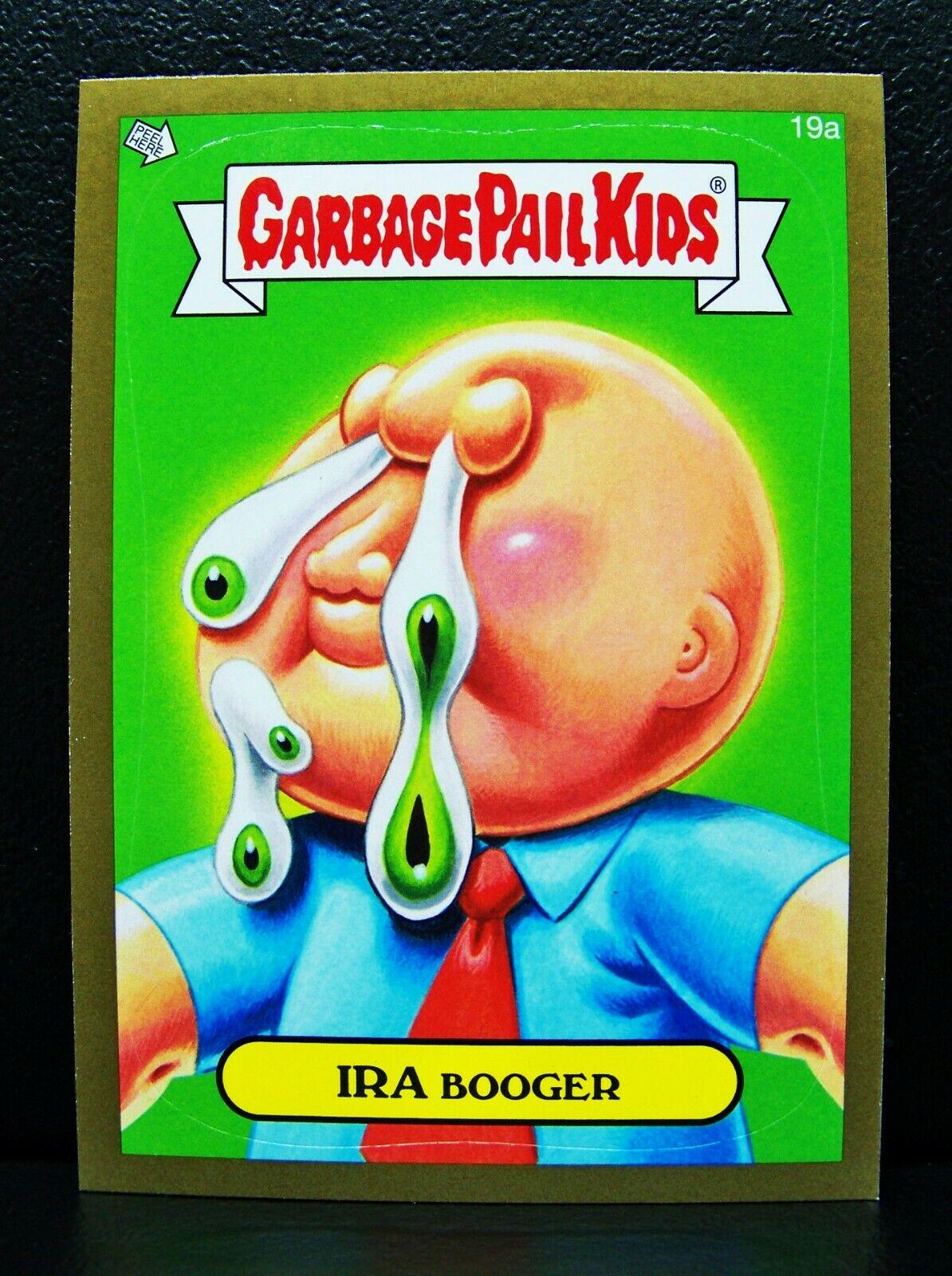 IRA Booger [Gold] #19a Prices | 2014 Garbage Pail Kids | Garbage Pail Cards