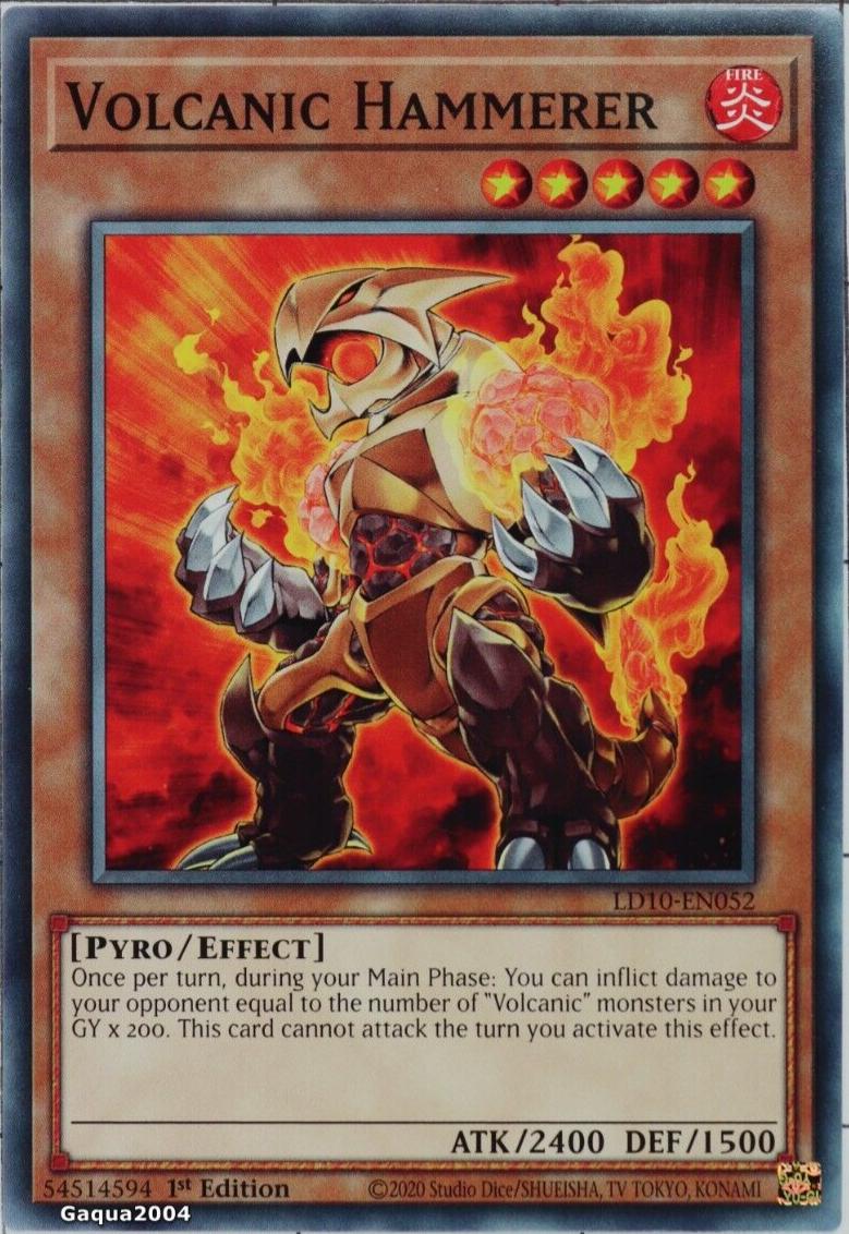 Volcanic Hammerer LD10-EN052 Prices | YuGiOh Legendary Duelists ...