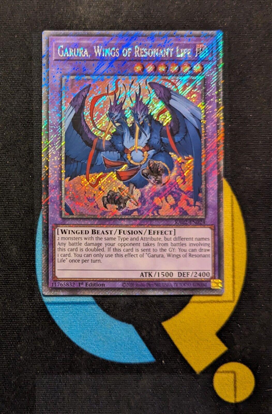 Garura, Wings of Resonant Life [Platinum Secret Rare] RA02-EN024 Prices ...