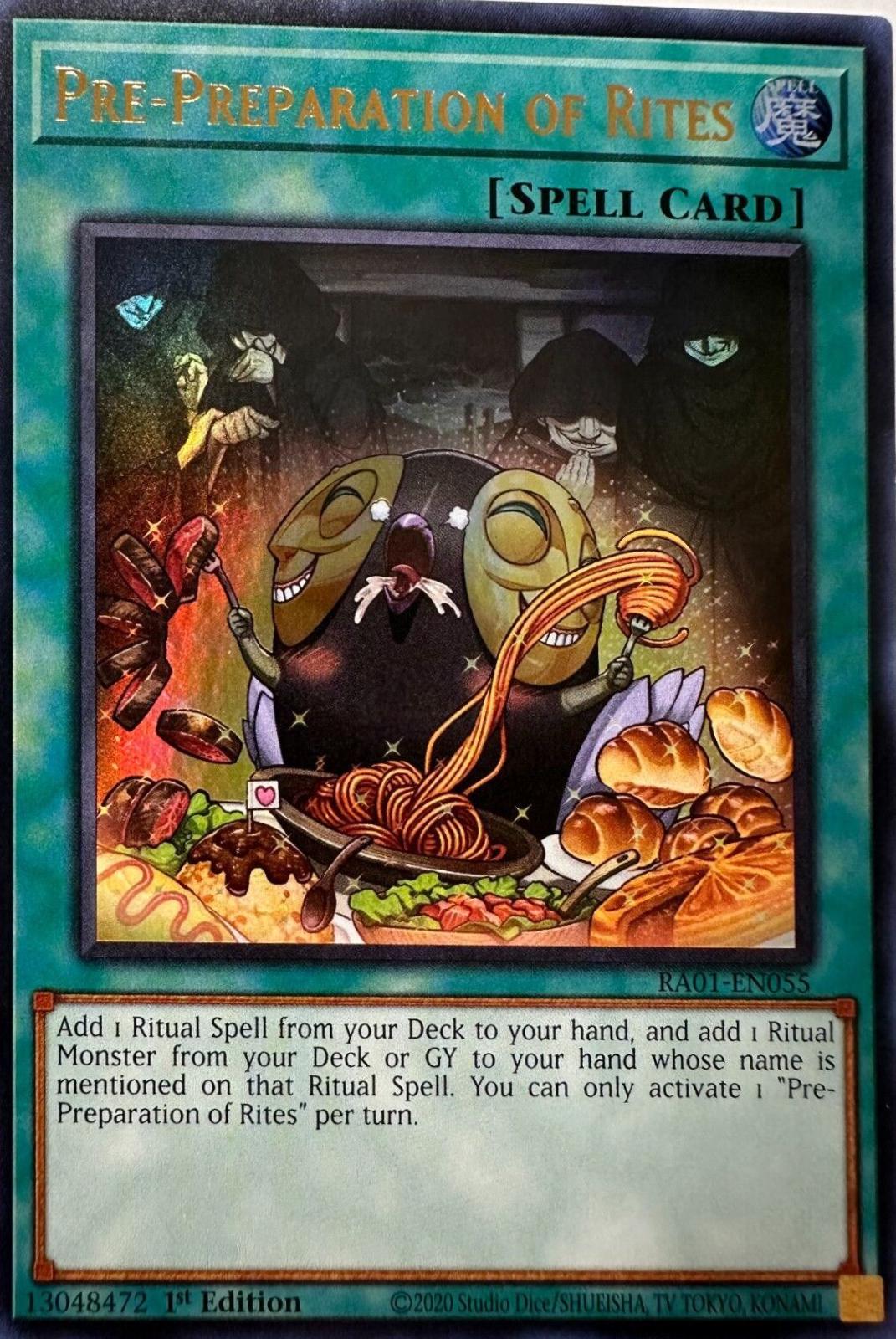 Pre-Preparation of Rites [Ultra Rare] RA01-EN055 Prices | YuGiOh 25th ...