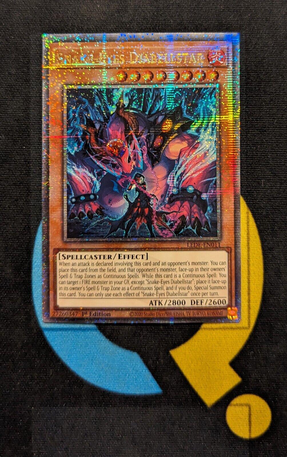 Snake-Eyes Diabellstar [Quarter Century Secret Rare] LEDE-EN011 Prices | YuGiOh Legacy of ...