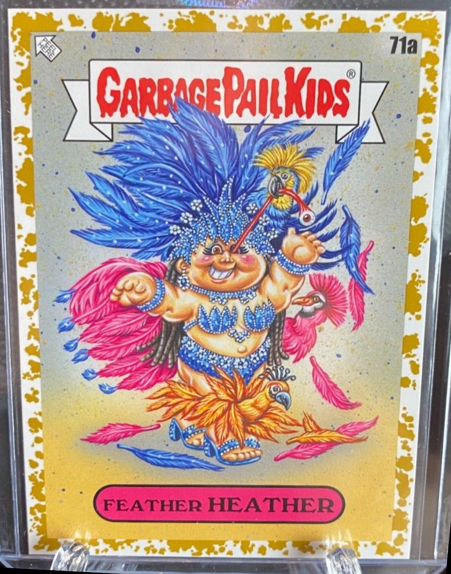 Feather HEATHER [Gold] #71a Prices | Garbage Pail Kids Go on Vacation ...