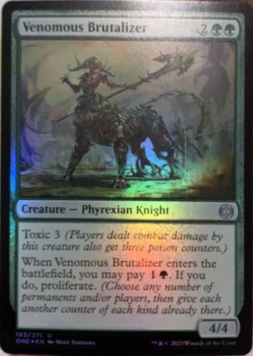 Venomous Brutalizer #193 Prices | Magic Phyrexia: All Will Be One | Magic Cards