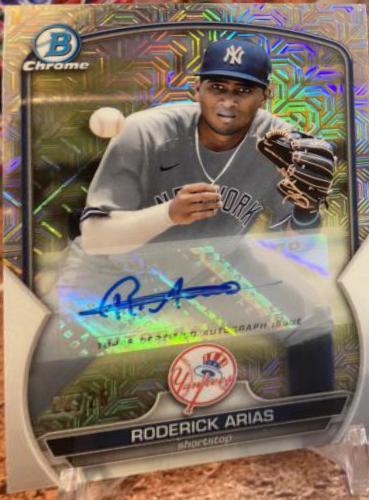 Roderick Arias [Mega Box Mojo Autograph Orange] #BCP-135 Prices | 2023 ...