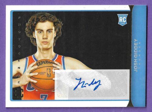 2021-22 Panini Photogenic ROOKIE SIGNATURES JOSH GIDDEY #RS-GID Prices ...