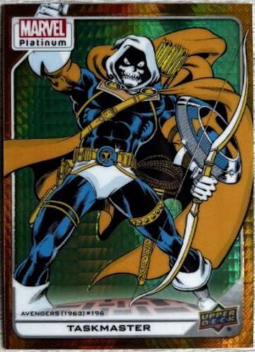 Taskmaster [Amber Crystals] #125 Prices | Marvel 2023 Upper Deck Platinum | Marvel Cards