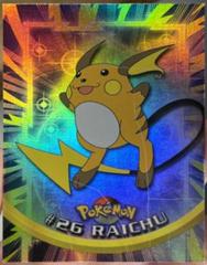 Raichu [Rainbow Foil] #26 Prices | Pokemon 1999 Topps TV | Pokemon Cards