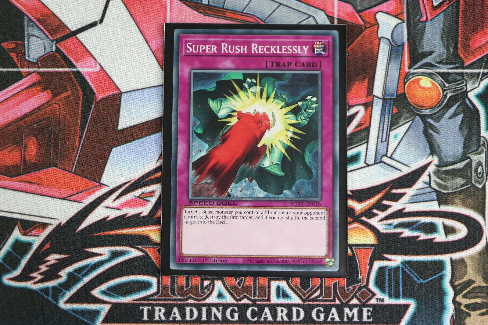 Super Rush Recklessly SGX1-ENC18 Prices | YuGiOh Speed Duel GX: Duel ...