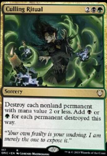 Culling Ritual #117 Prices | Magic Phyrexia: All Will Be One Commander ...
