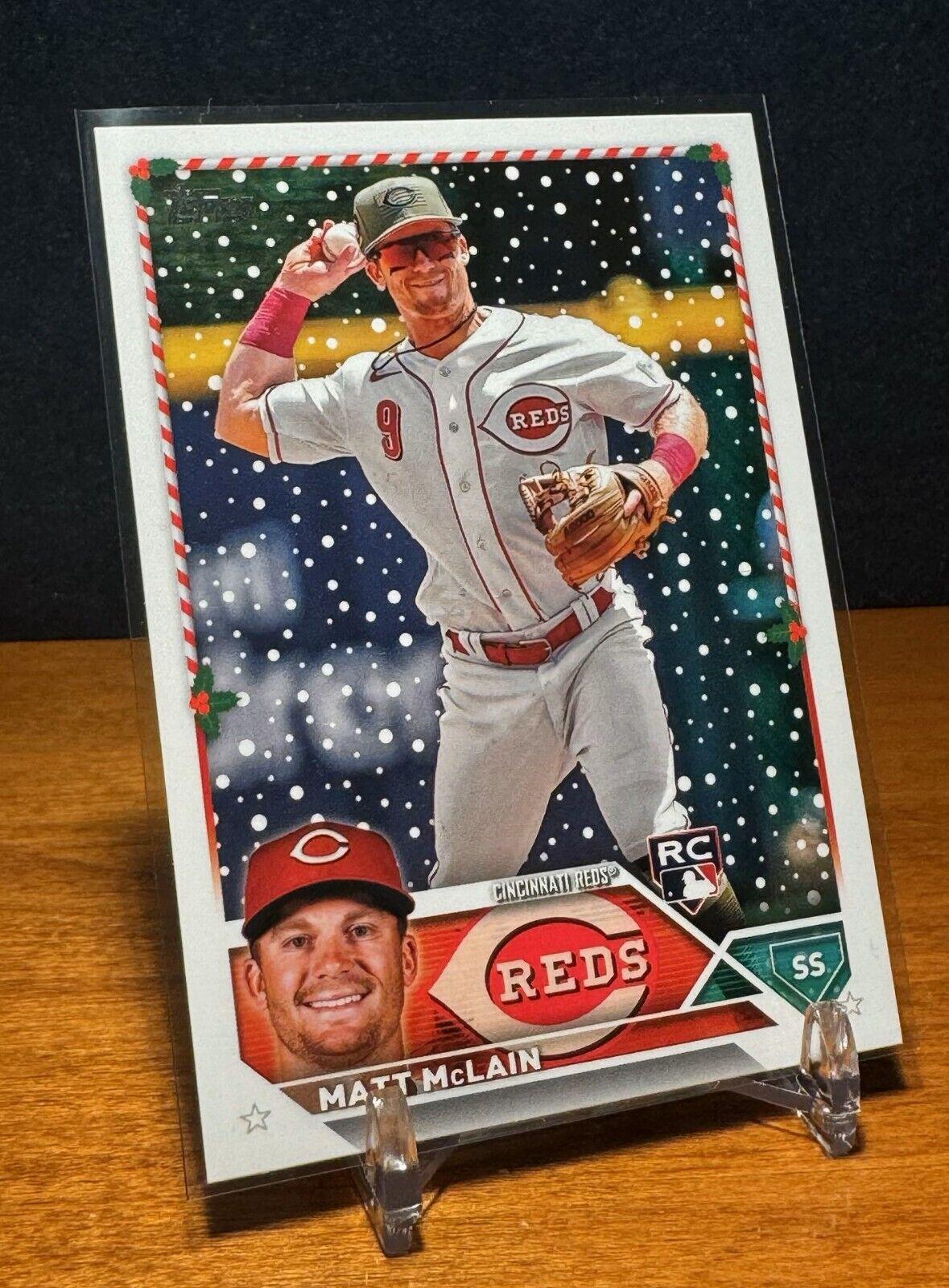 Matt McLain #H196 Prices [Rookie] | 2023 Topps Holiday | Baseball Cards
