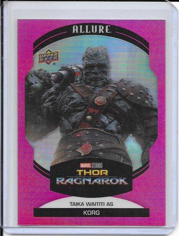 Taika Waititi as Korg [Pink] #66 Prices | Marvel 2022 Allure | Marvel Cards