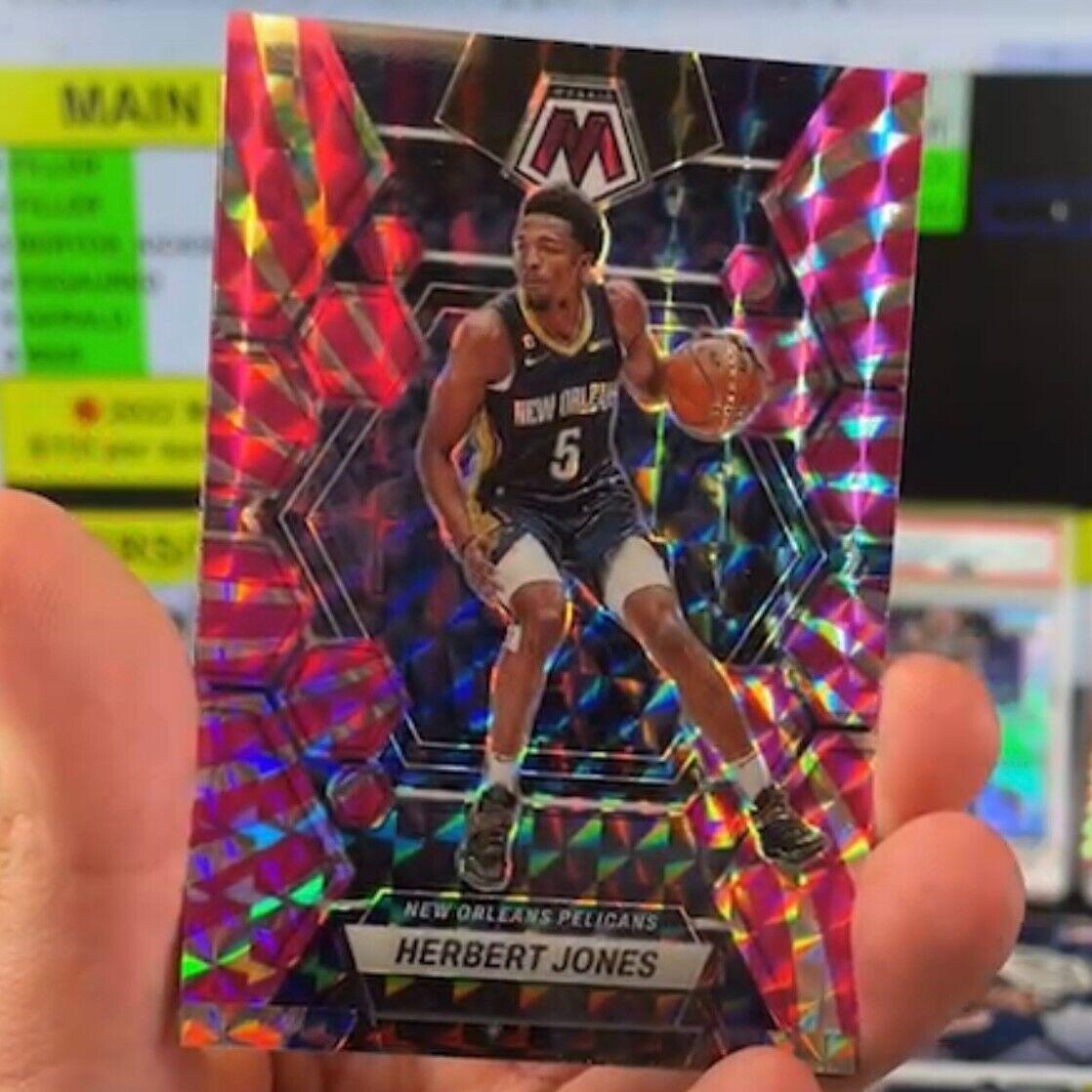 Herbert Jones [Pink Swirl] #167 Prices | 2022 Panini Mosaic ...