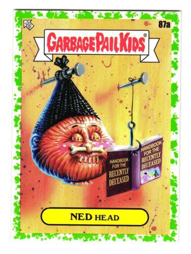 Ned Head [Green] #87a Prices | Garbage Pail Kids Book Worms | GPK Cards