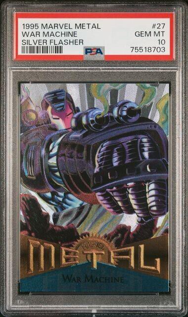 War Machine [Silver Flasher] #27 Prices | Marvel 1995 Metal | Marvel Cards