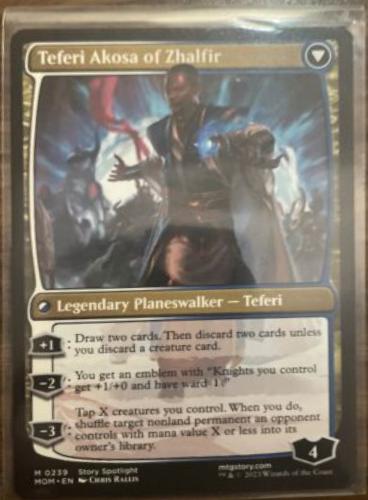 Invasion of New Phyrexia // Teferi Akosa of Zhalfir #239 Prices | Magic March of the Machine ...