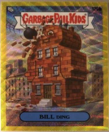 BILL Ding [Yellow Wave Refractor] #176b Prices | 2022 Garbage Pail Kids ...