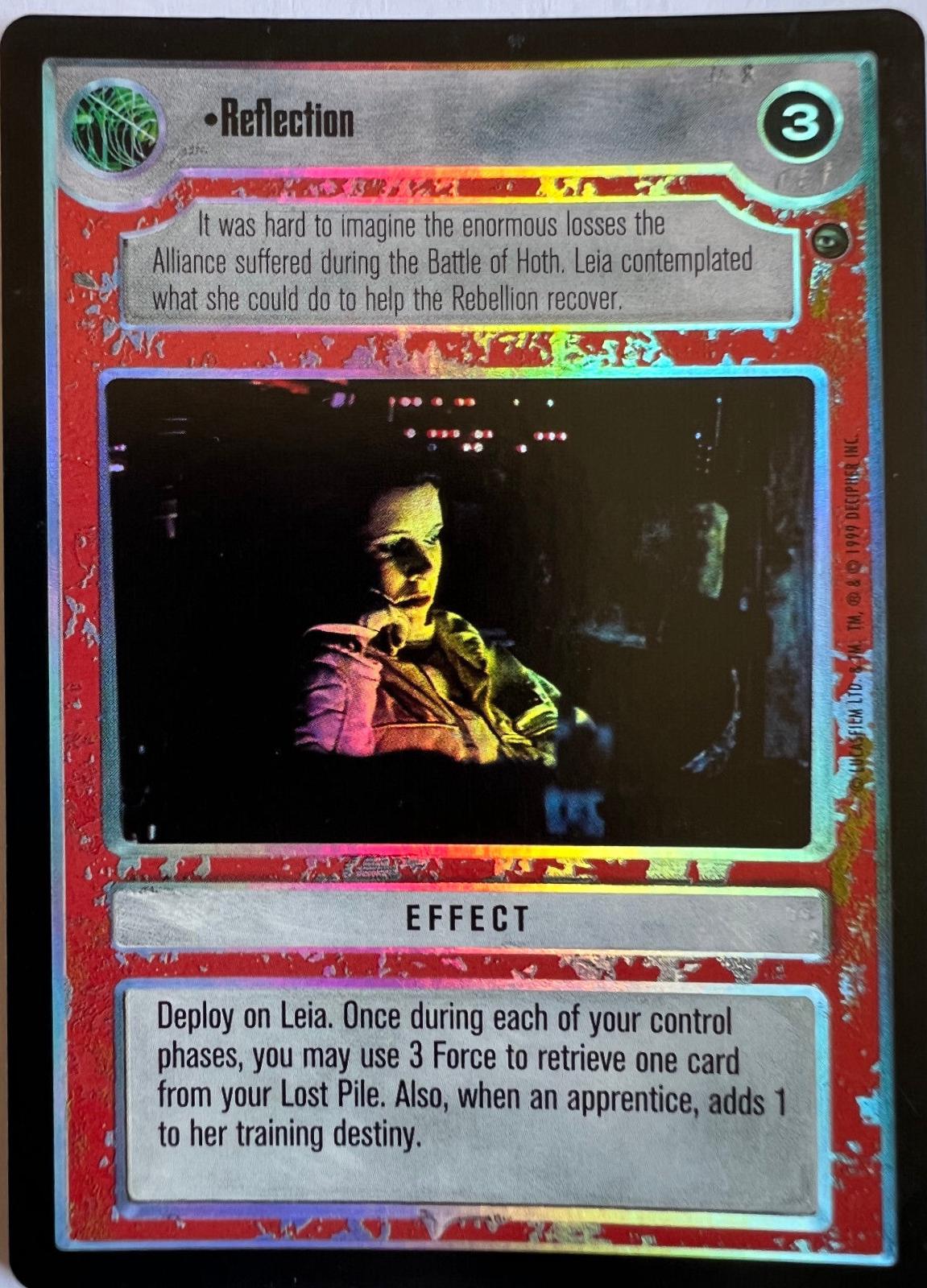 Reflection [Foil] Prices | Star Wars CCG Reflections | Star Wars Cards